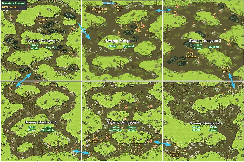 Swamp Dungeon Map - General - LifeTO